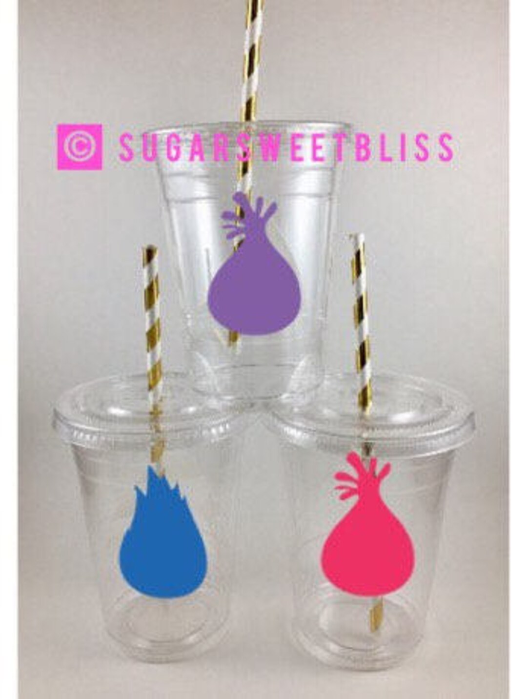 Troll Hair Party Cups Trolls Inspired Cup Personalized - Etsy