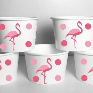 Flamingo Party SNACK CUPS Birthday Flamingle Treat or Favor Cup Set - Etsy
