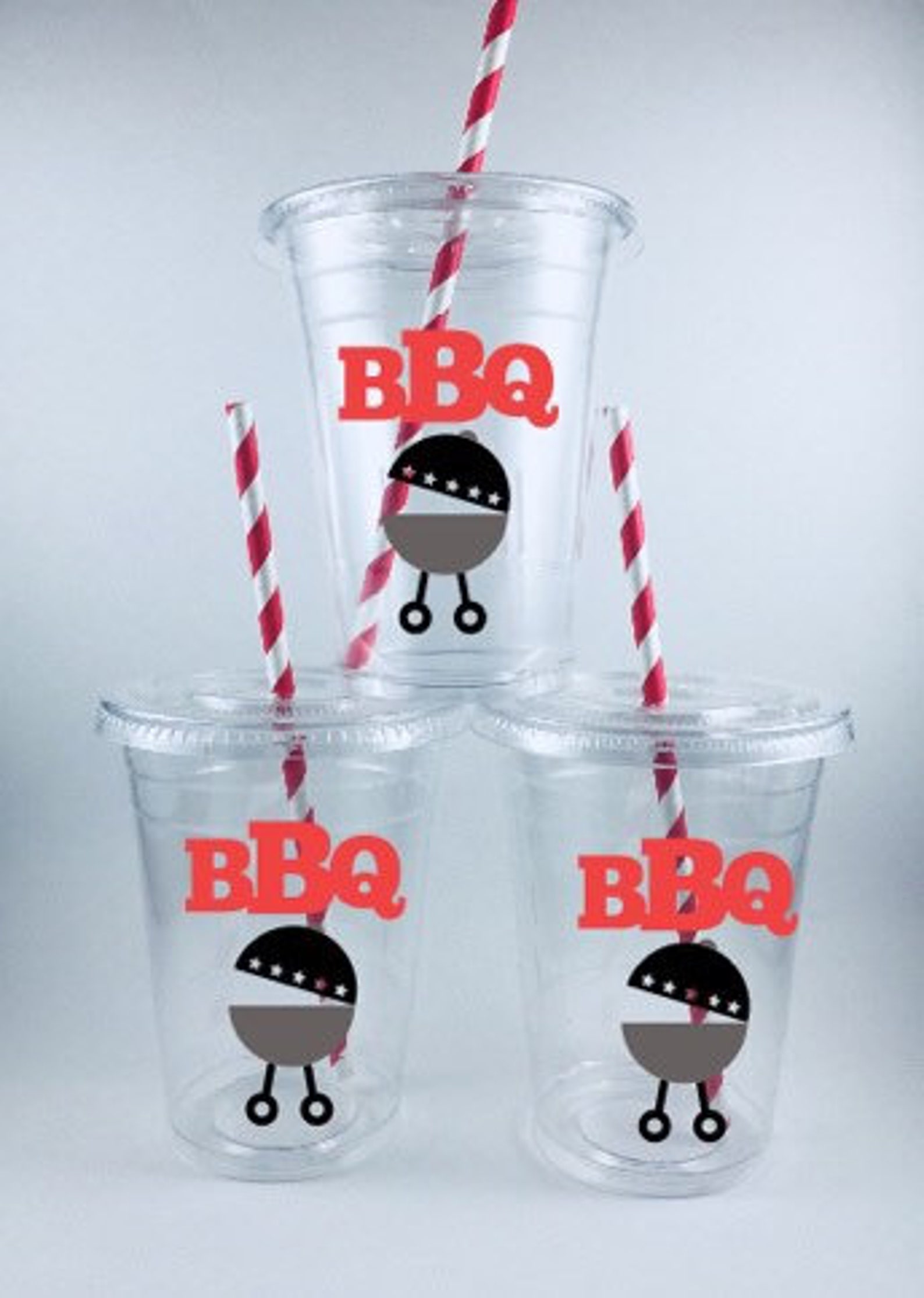 BBQ Party Cups Grill Grilling Birthday Cookout Barbecue Personalized - Etsy