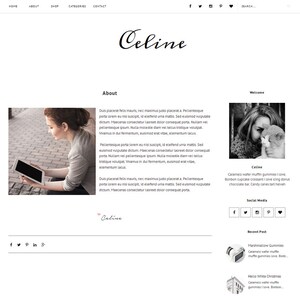 Premade Blogger Template Responsive Premade Template Clean Minimalist ...