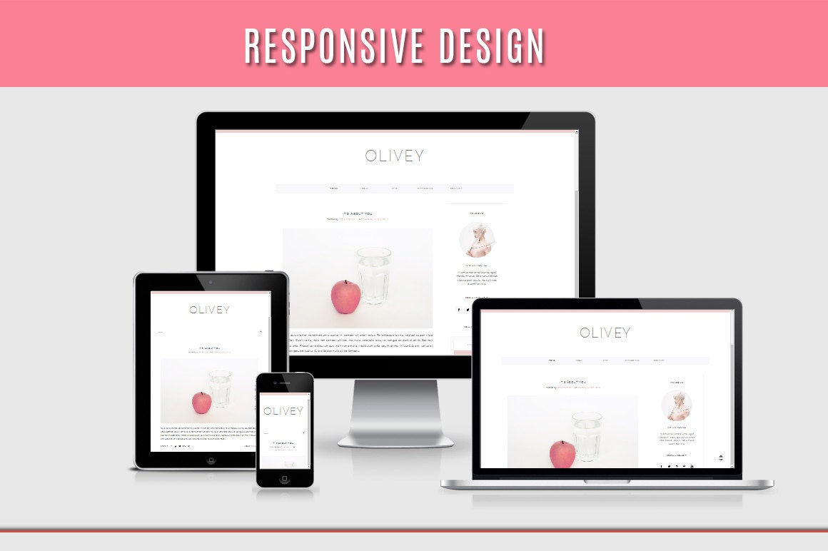 Modern Responsive Blogger Template Premade Template Clean Minimalist ...