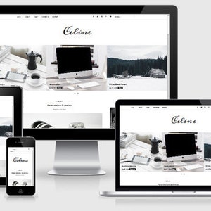 Premade Blogger Template Responsive Premade Template Clean Minimalist ...