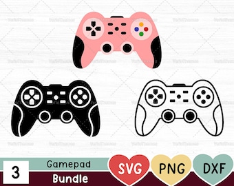 Layered Game Controller Svg - Etsy