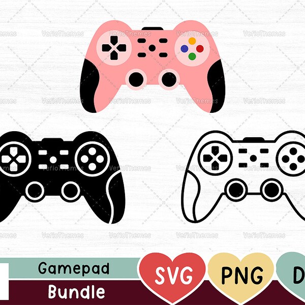 Playstation Game Controller Silhouettes Svg - Etsy