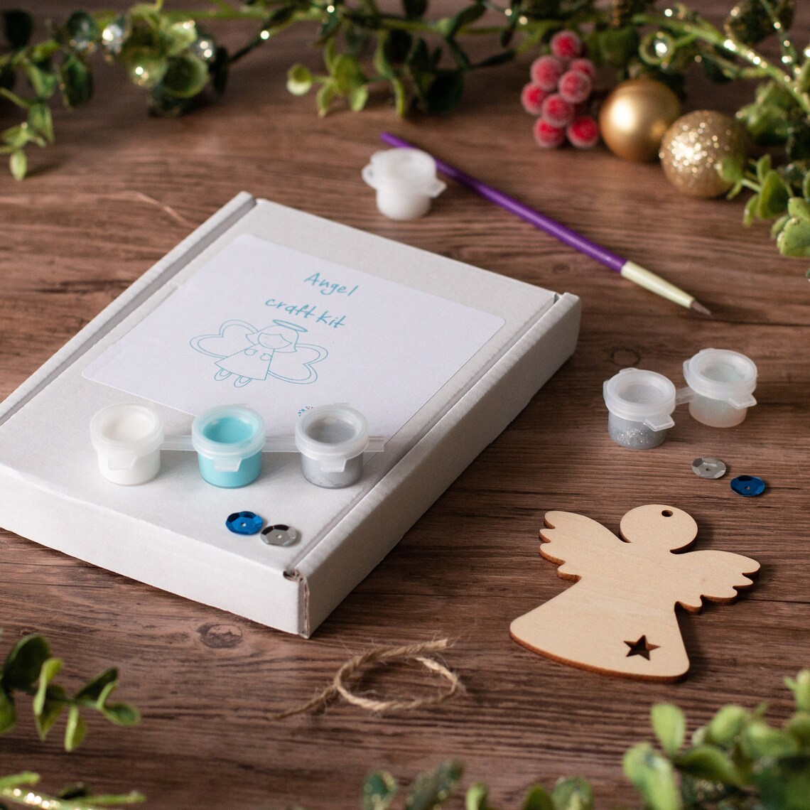 Angel Decoration Kit Children's Craft Kit Kids Activity - Etsy