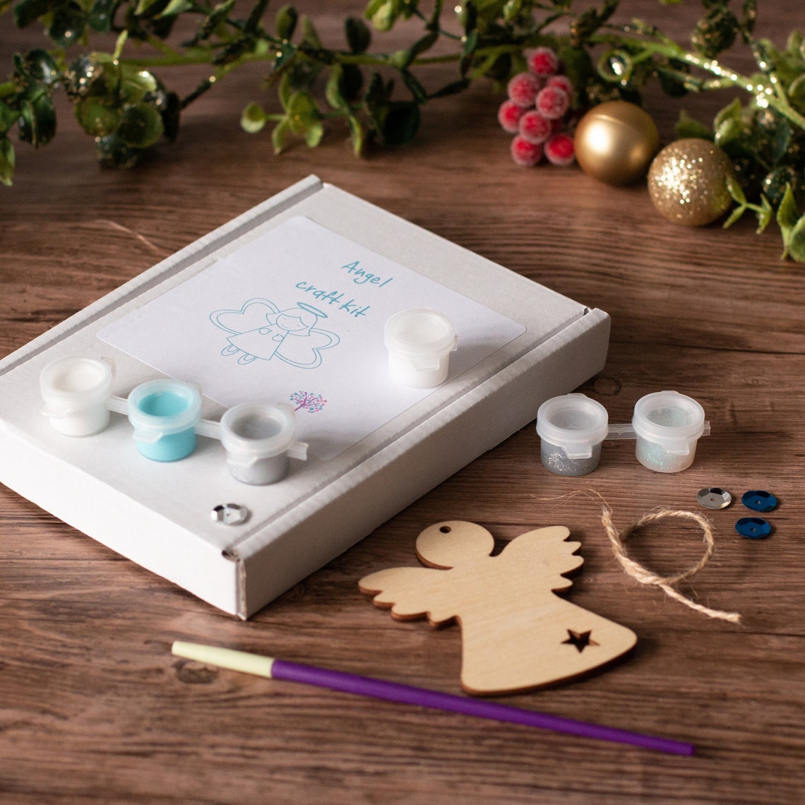 Angel Decoration Kit Children's Craft Kit Kids Activity - Etsy