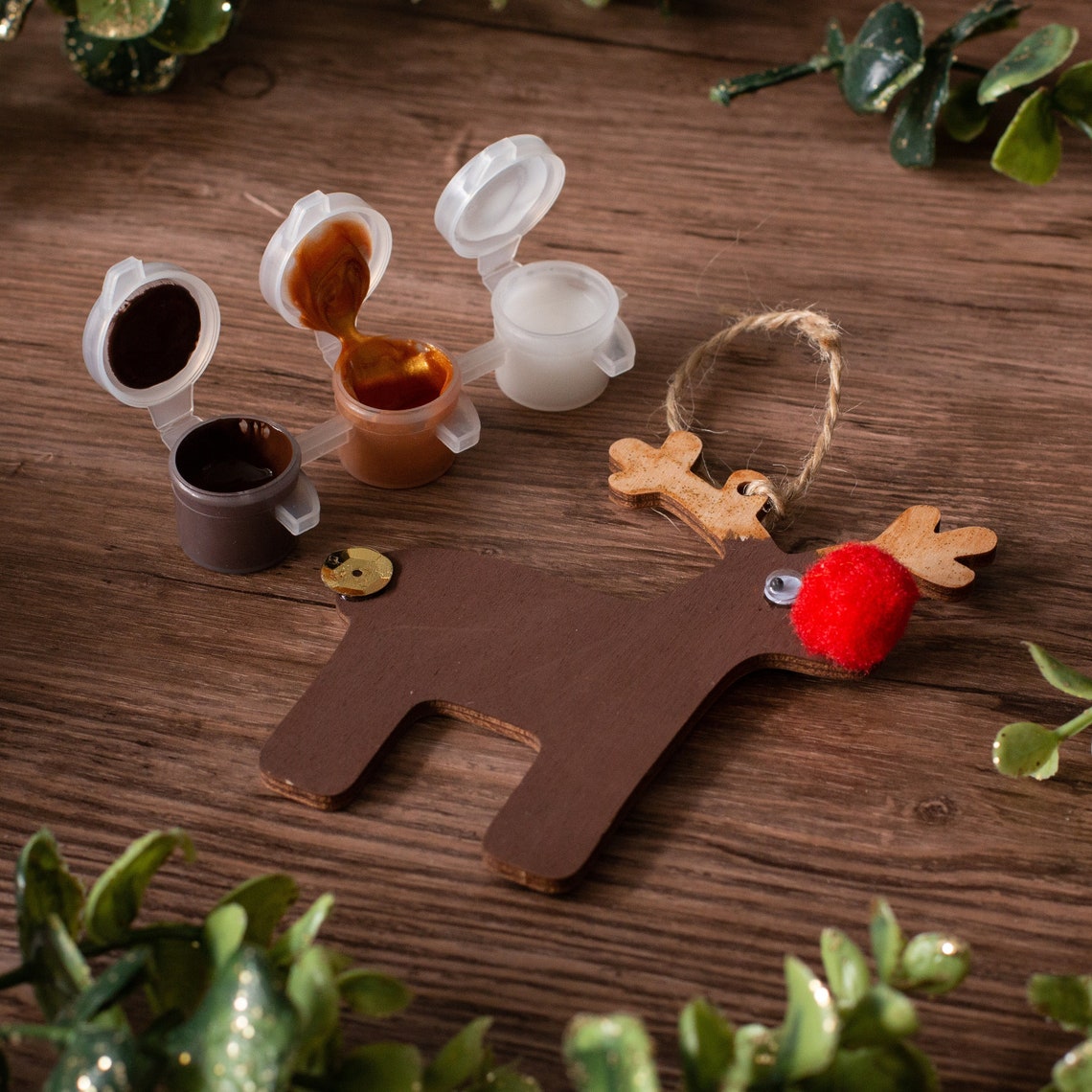 Reindeer Decoration Kit Children's Craft Kit Kids - Etsy