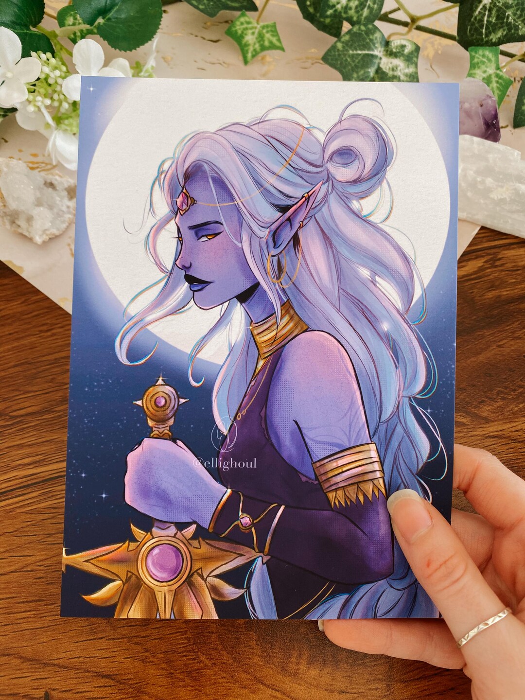 Crystal Elf 5x7 Art Print - Etsy
