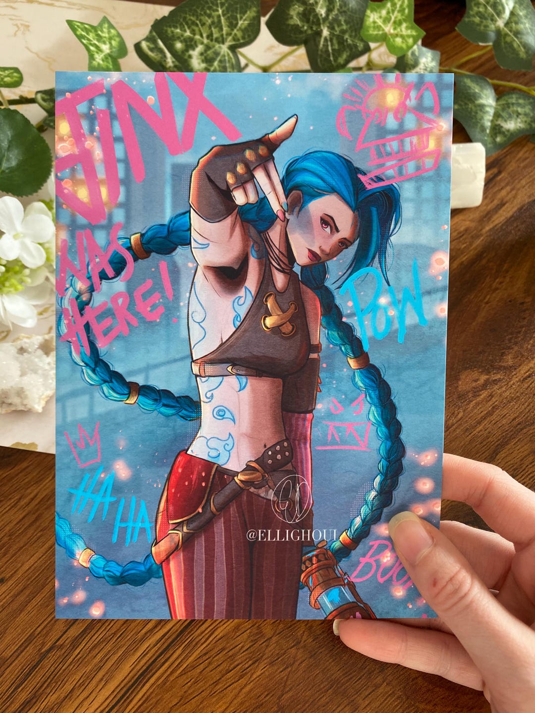 Get Jinxed Art Print 5x7 - Etsy