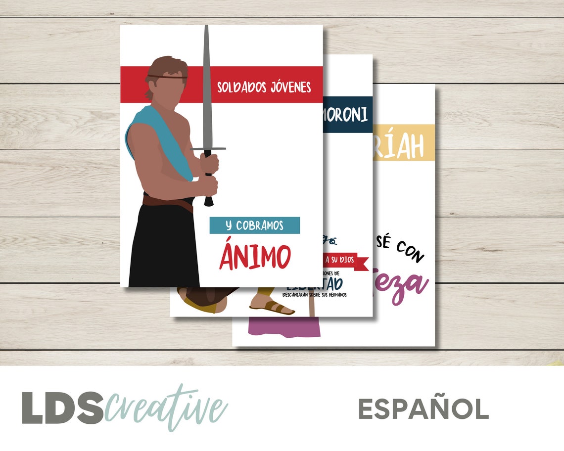 Book of Mormon Heroes Posters | LDS Spanish Prints (digital Download ...