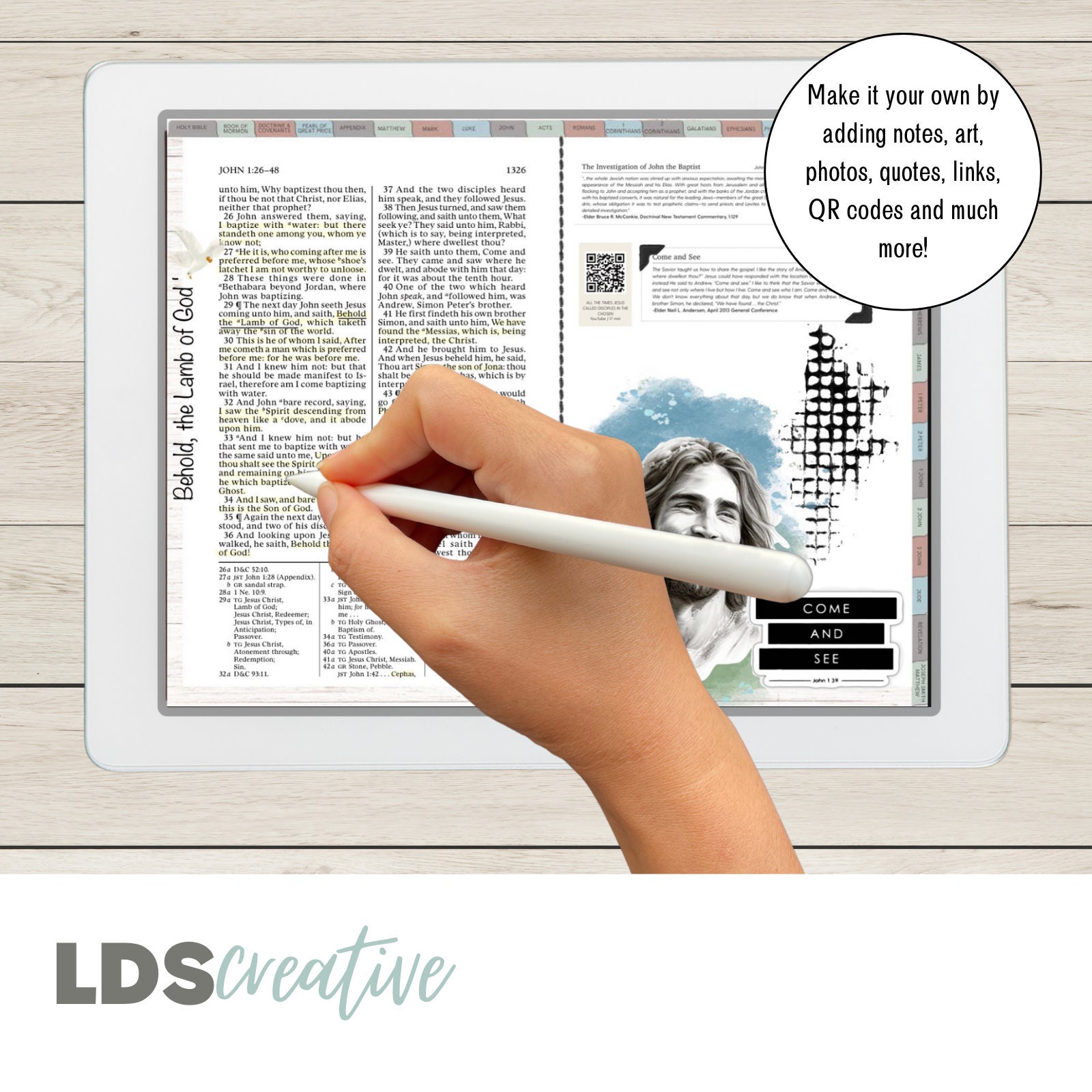 LDS Digital Journaling Scriptures | Book of Mormon | Doctrine and ...