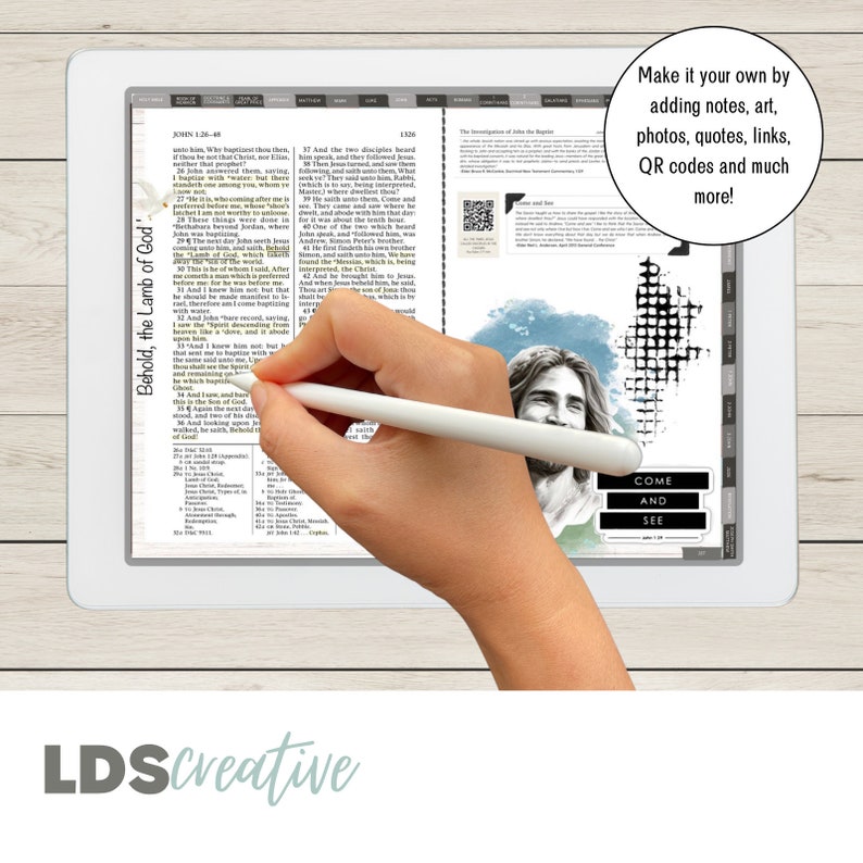 LDS Digital Journaling Scriptures | Book of Mormon | Doctrine and ...