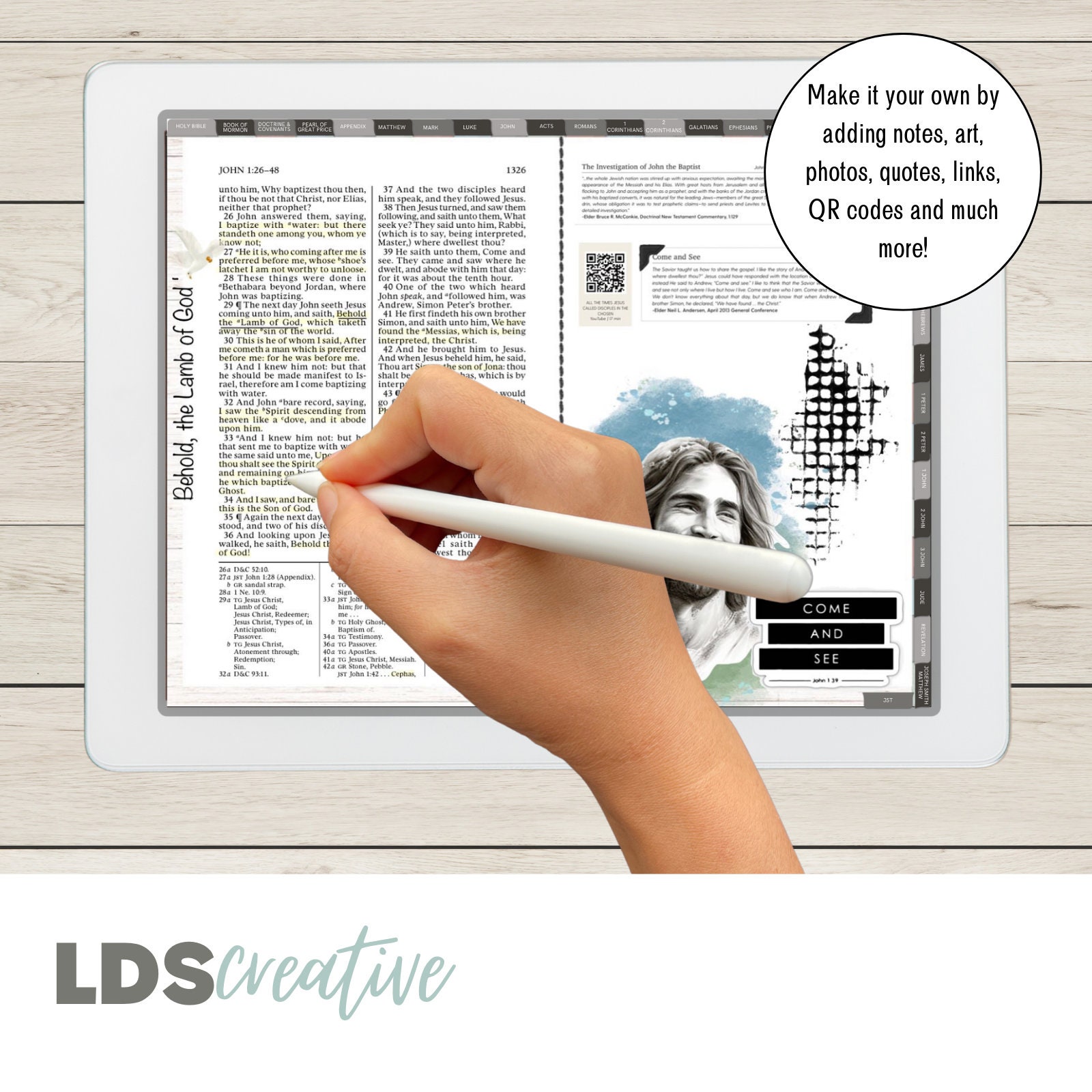 LDS Digital Journaling Scriptures | Book of Mormon | Doctrine and ...