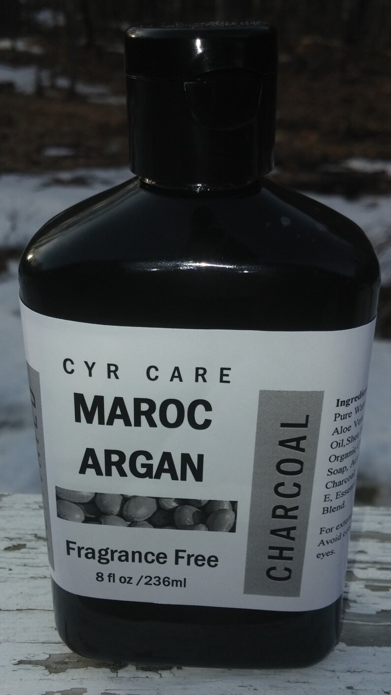 Argan Shampoo-argan Hair Moisturizer-bamboo Activated Charcoal-natural ...