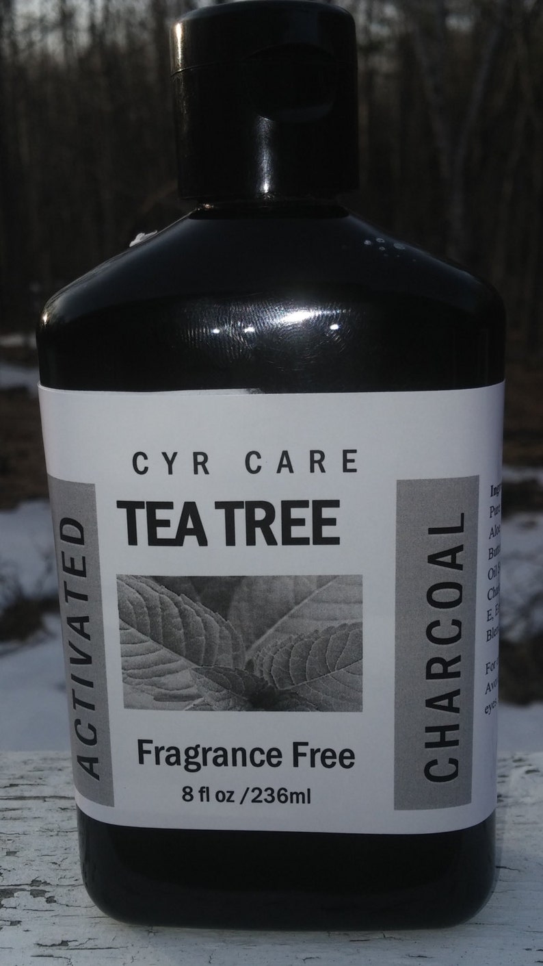Tea Tree Facial Cleanser-detox Soap-tea Tree Activated Charcoal Soap ...