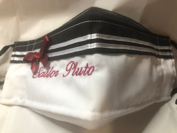 Sailor Pluto Face Mask | Etsy
