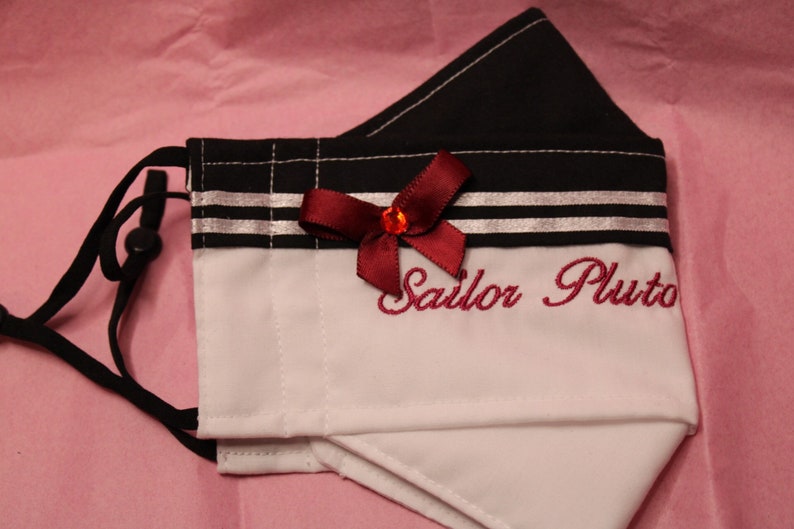 Sailor Pluto Face Mask | Etsy