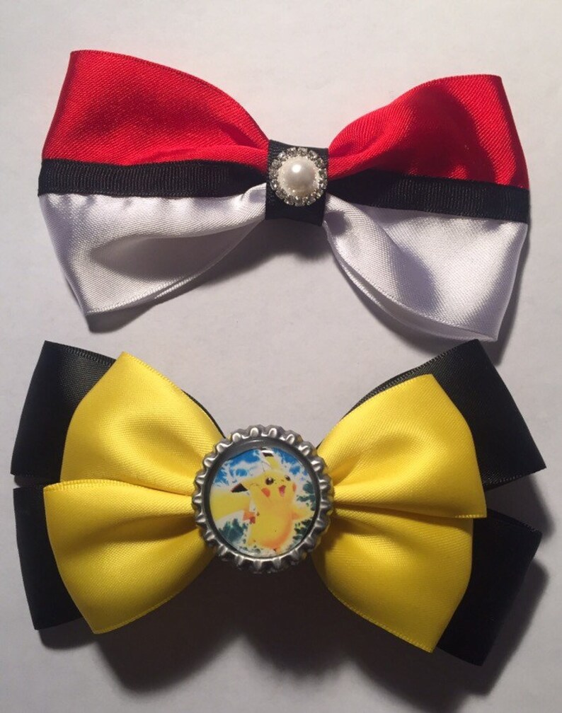 Pokemon Hair Bows - Etsy