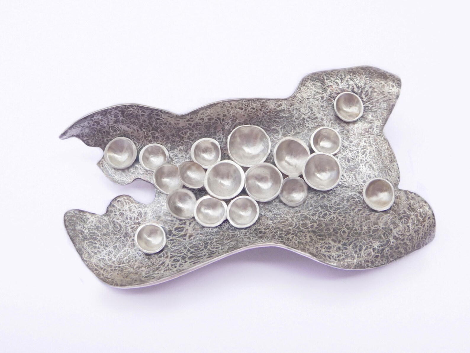 Contemporary Sterling Silver Brooch Modern Art Jewelry - Etsy