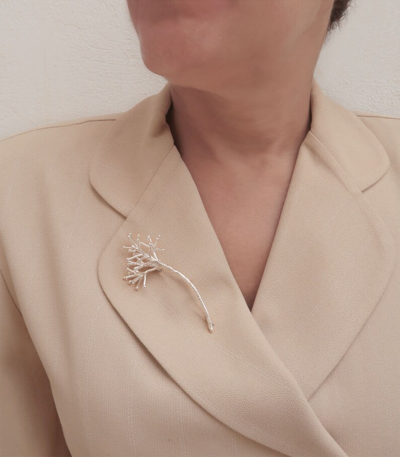 Silver Coral Tree Brooch Inspired by Nature - Etsy