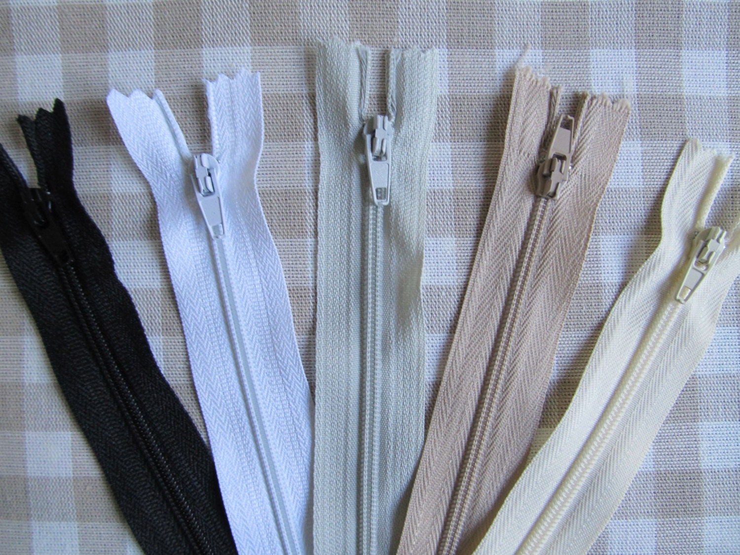 Zips - 4" (10cm) - Pack of 5 - Etsy UK