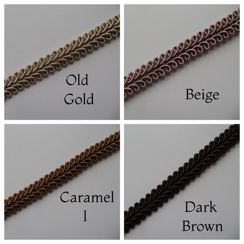 Silky Scroll Gimp Braid 10 Metre Length | Etsy