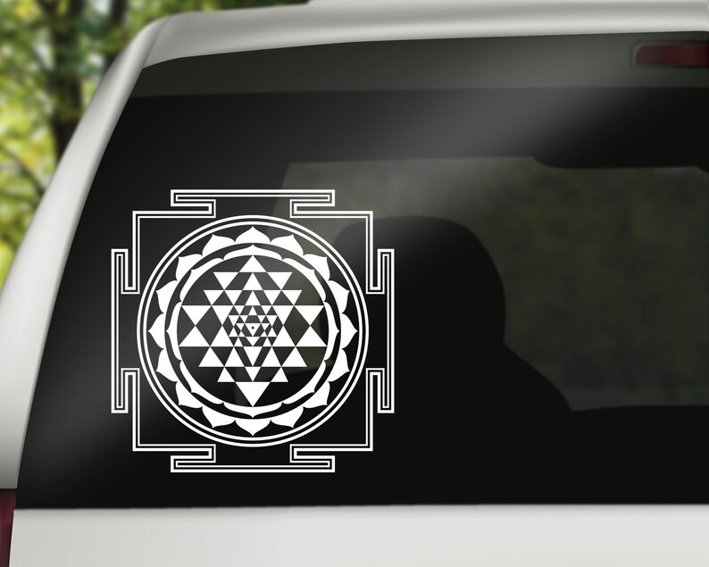 Bumper Sticker Sri Yantra - Etsy