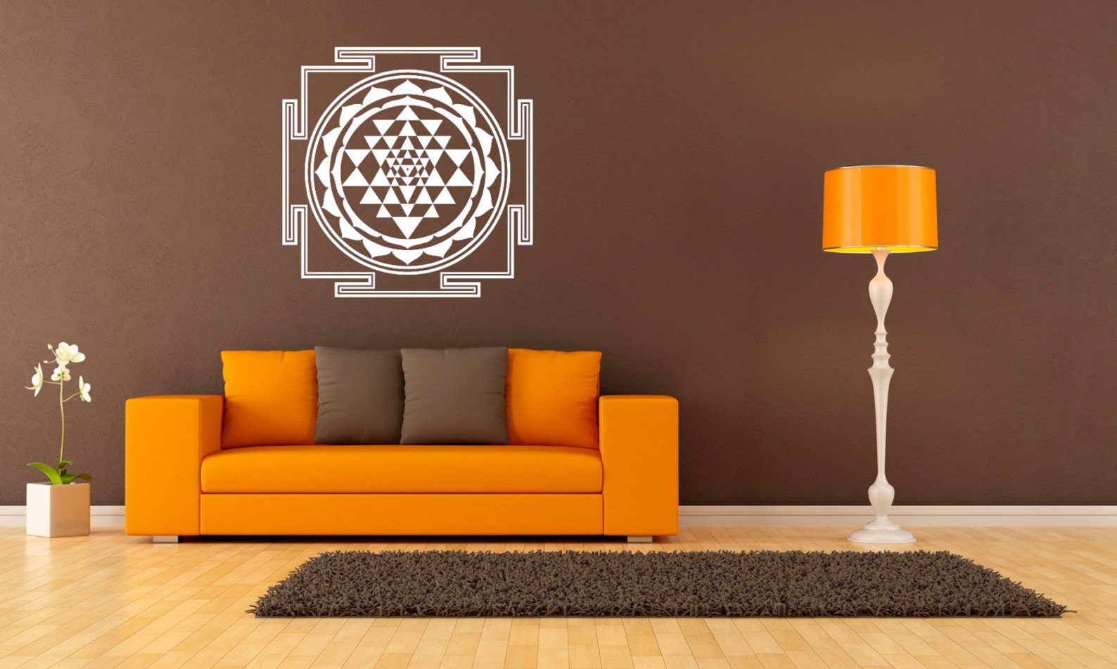 Wall Sticker Sri Yantra - Wall Decal - Etsy