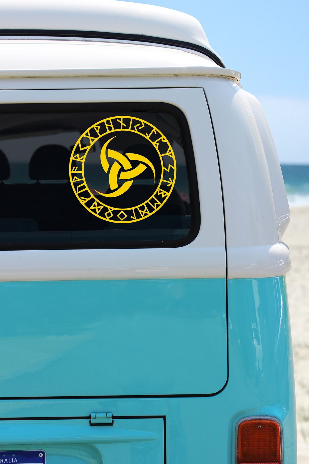 Bumper Sticker Triple Horn of Odin - Etsy