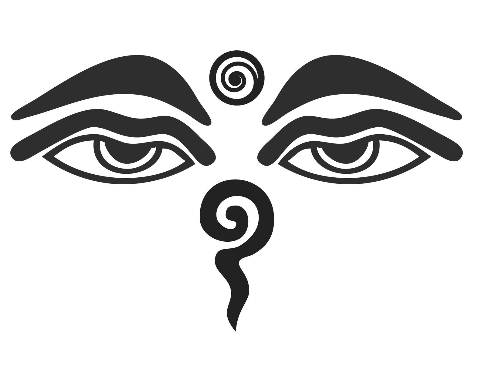 Wall Sticker Buddha Eyes Symbol - Wall Decal - Etsy