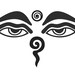 Wall Sticker Buddha Eyes Symbol Wall Decal - Etsy