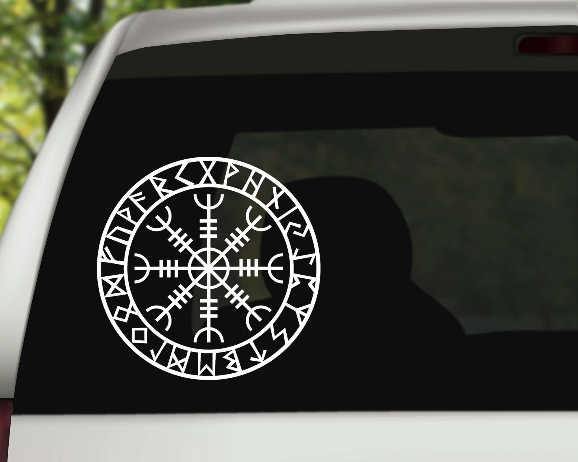 Bumper Sticker Helm of Awe - Etsy