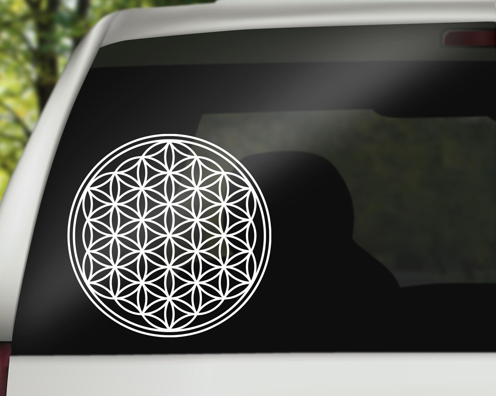 Bumper Sticker Flower of Life - Etsy