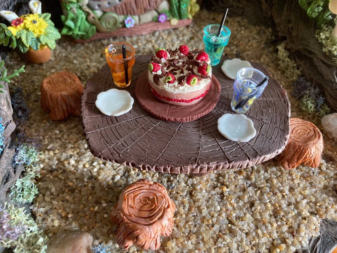 Fairy Fast Food, Fairy Food, Fairy Miniature Doll Cake, Chock Cake ...