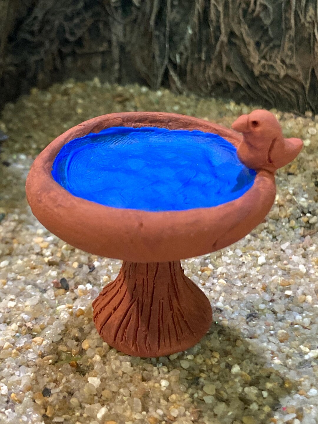 Miniature Bird Bath, Miniature Fairy Garden, Mini Garden, Fairy Garden ...