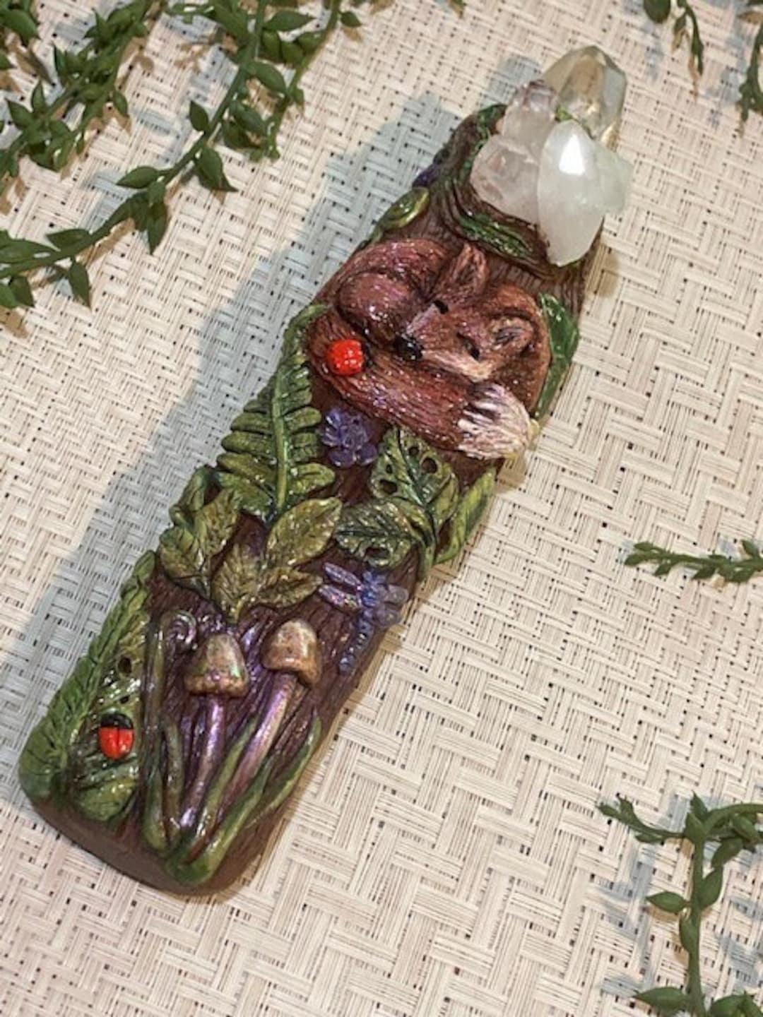 Reiki Crystal Wand, Reiki, Crystals, Red Fox, Fox, Clear Quartz Wand ...