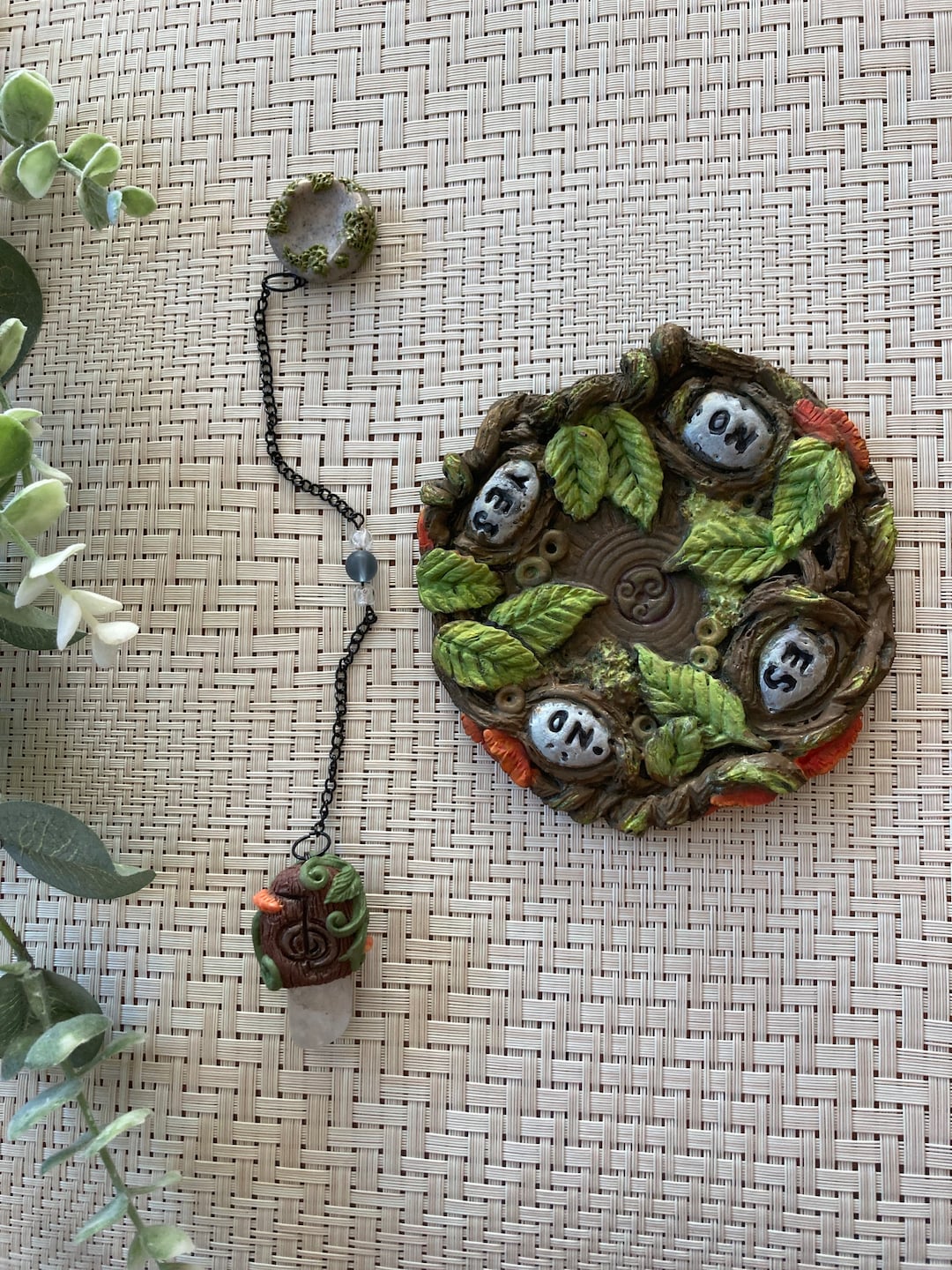 Crystal Pendulum, Pendulum Set, Crystals, Divination, Wiccan Alter ...