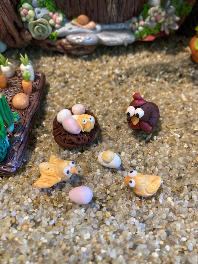 Miniature Fairy Chickens Fairy - Etsy