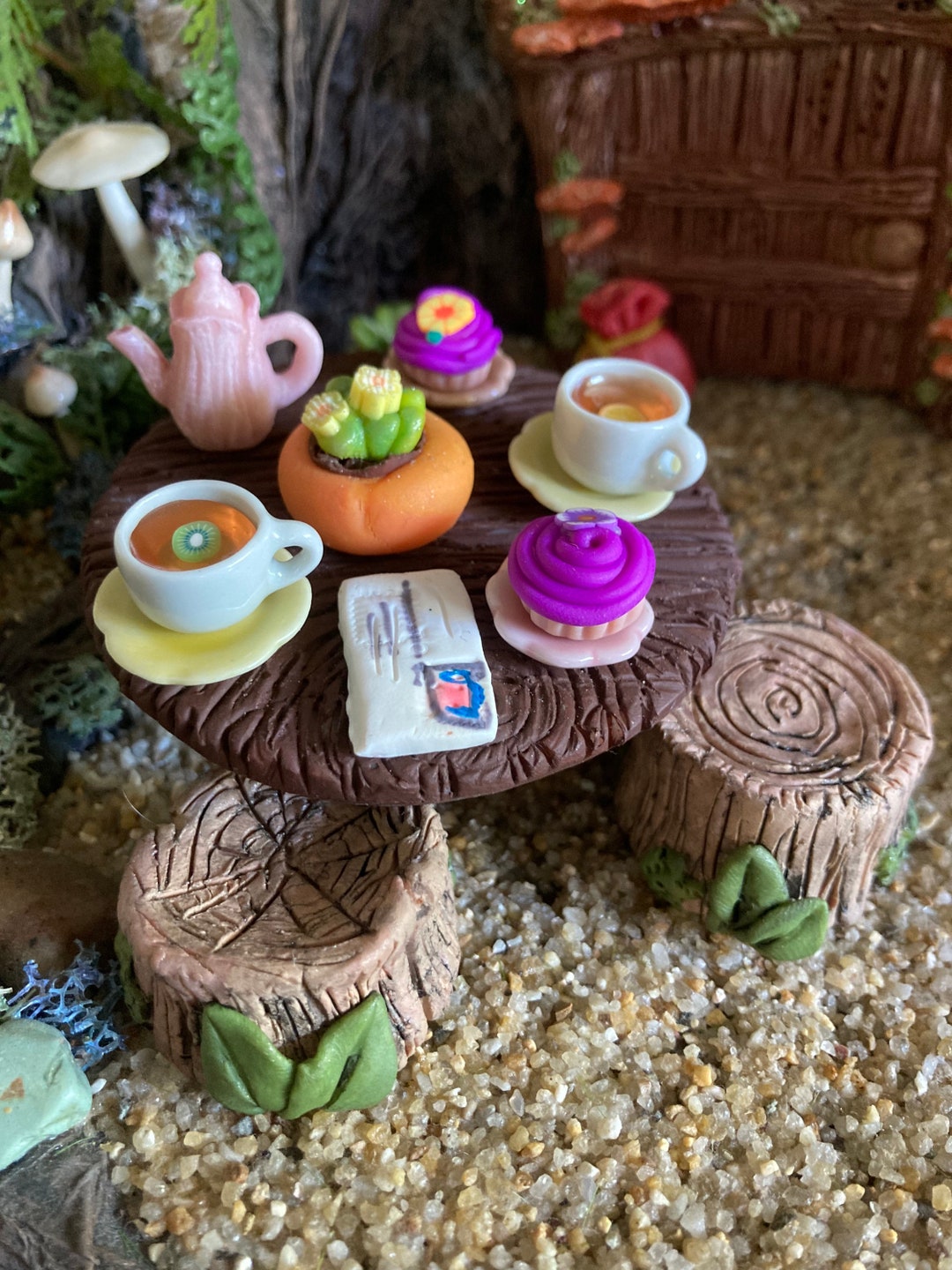 Fairy Tea Party Set | Tea Party |fairies | Fairy Garden |miniature ...