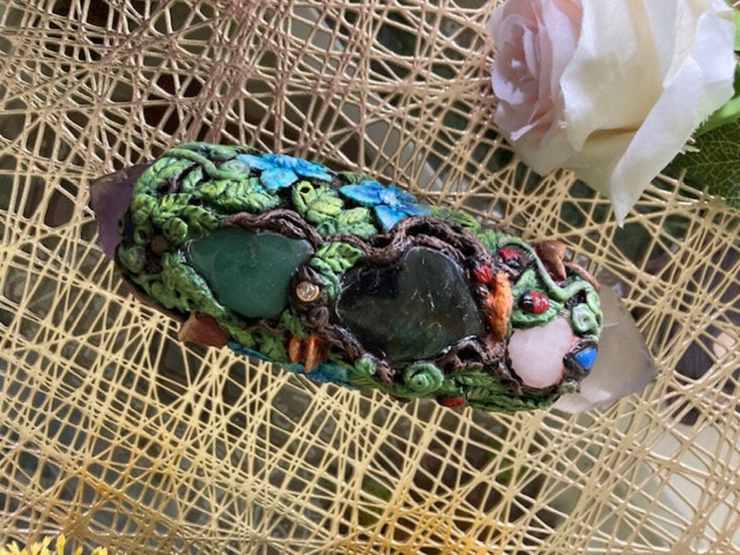 Crystal Wand, Wand, Amethyst, Clear Quartz, Aventurine, Reiki Wand ...