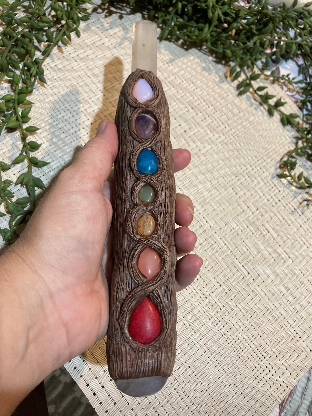 Chakra, Chakra Wand, Crystal Wand, Clear Quartz Wand, Crystal, Clear ...