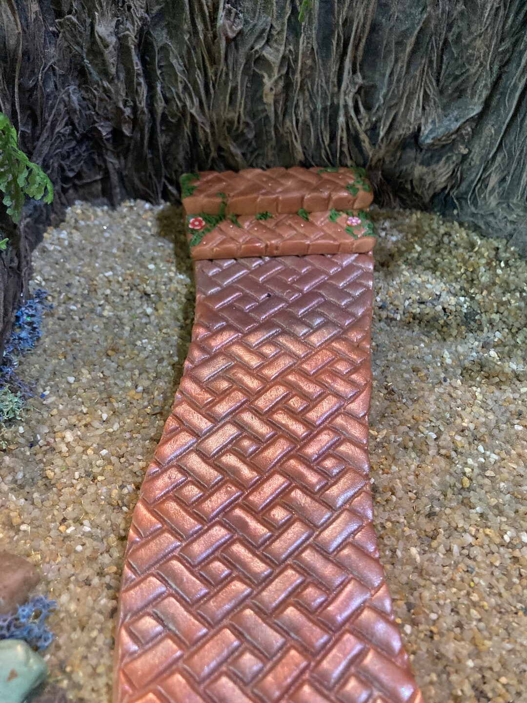 Miniature Hand Made Garden Brick Path, Miniature Fairy Garden, Fairy ...