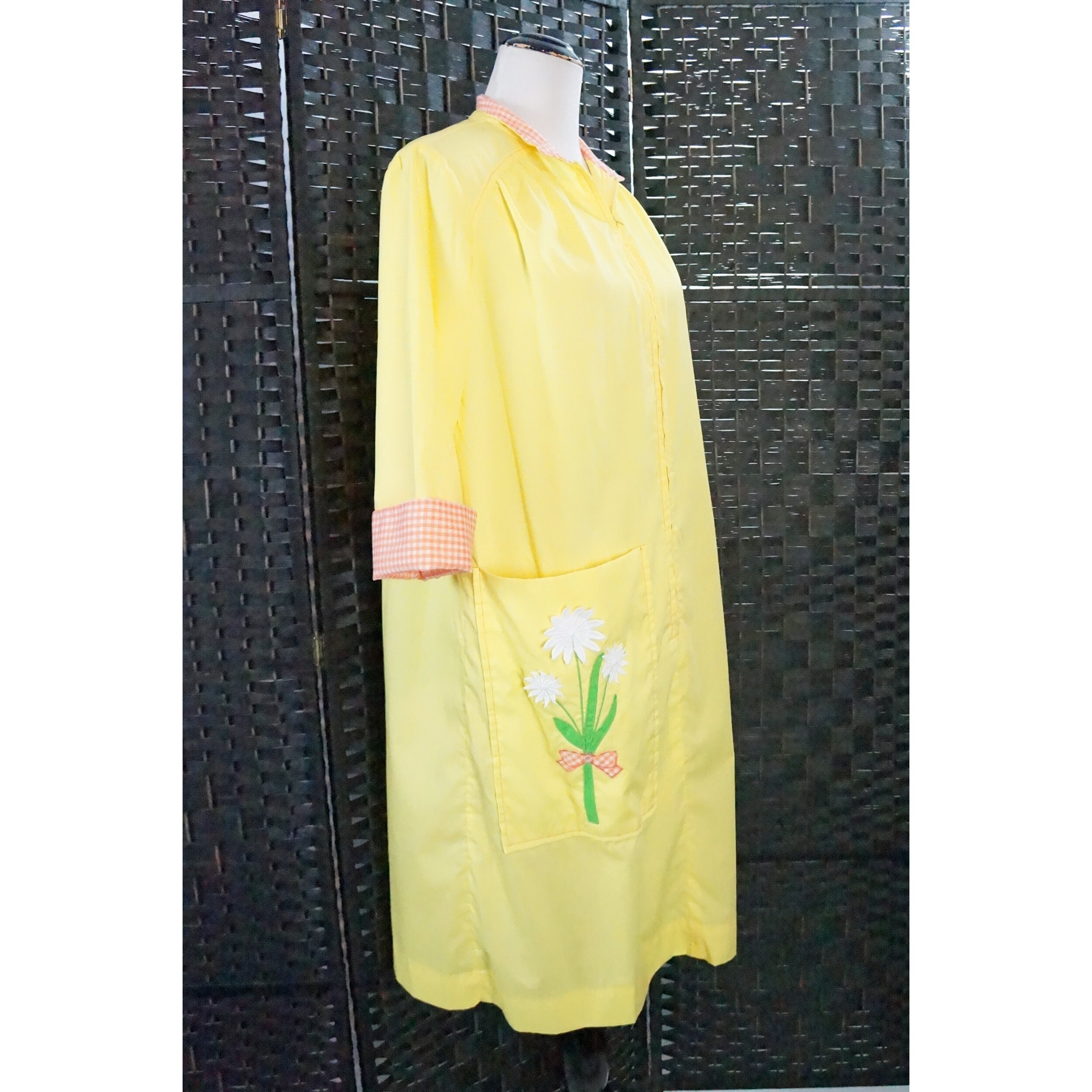 Vintage 60s Model's Coat Robe Yellow Lightweight Spring - Etsy