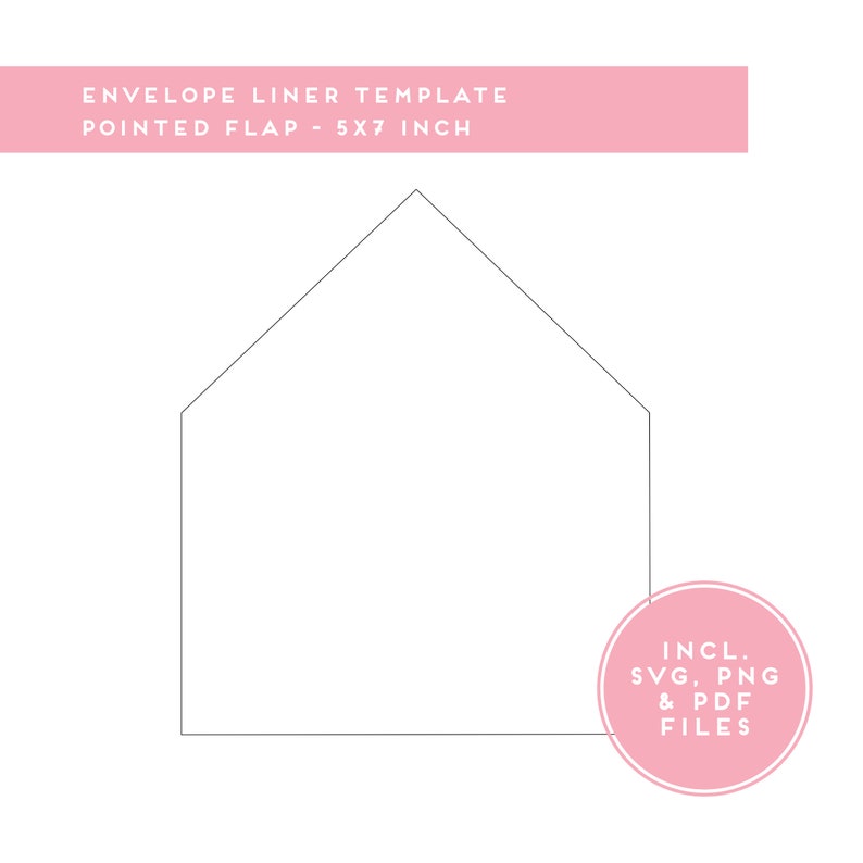 Printable 5x7 Envelope Liner Template Printable Templates