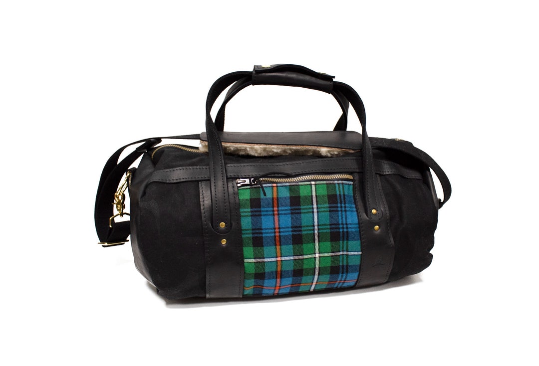 Club Duffel Mackenzie OC Tartan, Travel Bags, Luxury Bag, Leather Gift ...