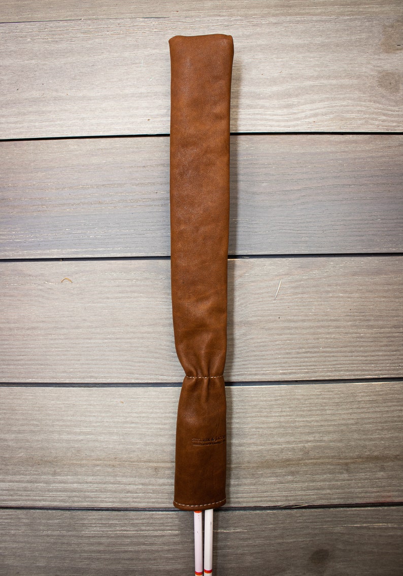 Leather Alignment Stick Covers Golf Gifts Golf Stick Covers - Etsy