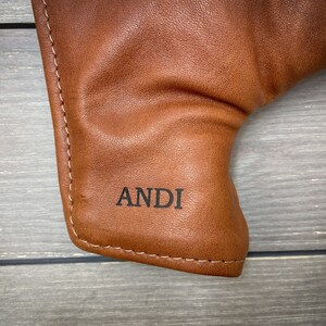 Leather Putter Cover, Handcrafted, Gifts for Golfers, Putter Head Cover ...