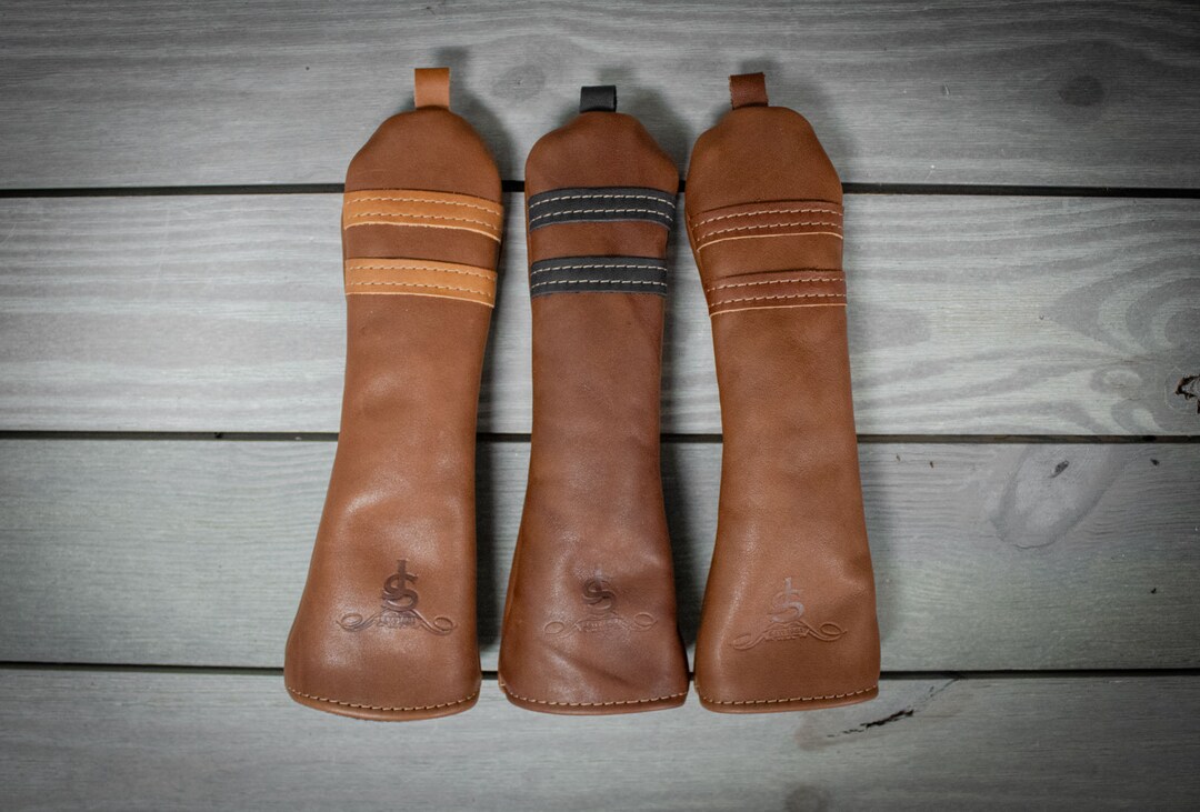 Leather Traditional Style Hybrid Wood Cover, Head Cover, Golf Gifts ...