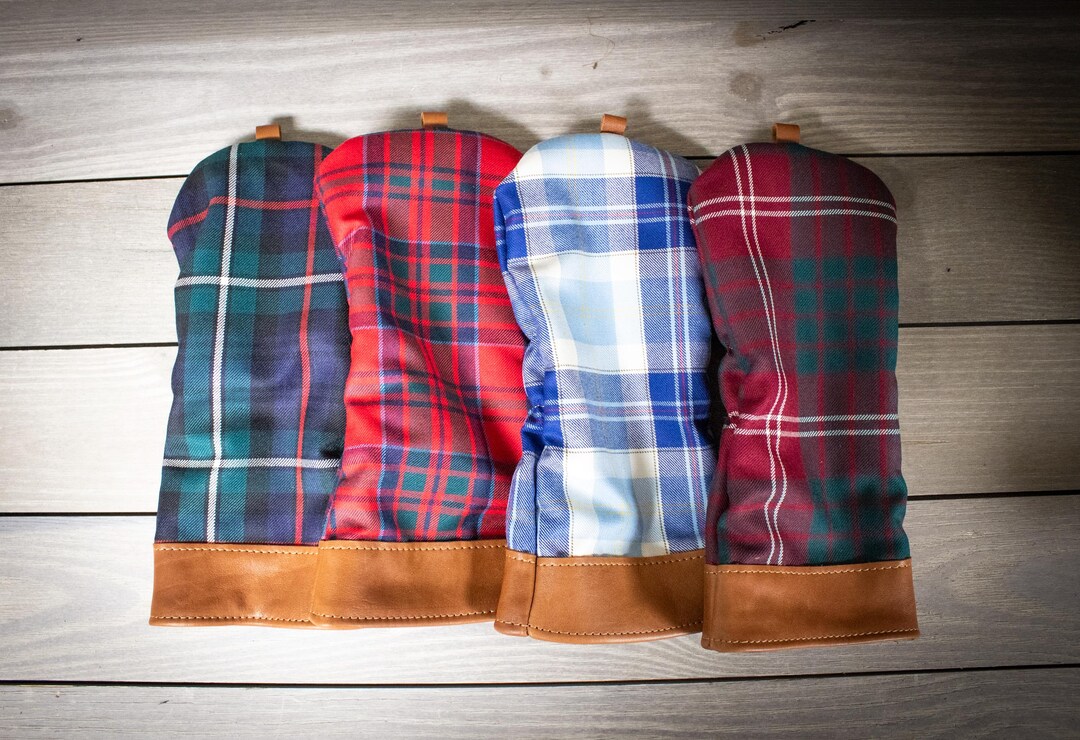 Tartan Driver Covers, Modern Golf Driver Cover, Scottish Woolen Tartan ...