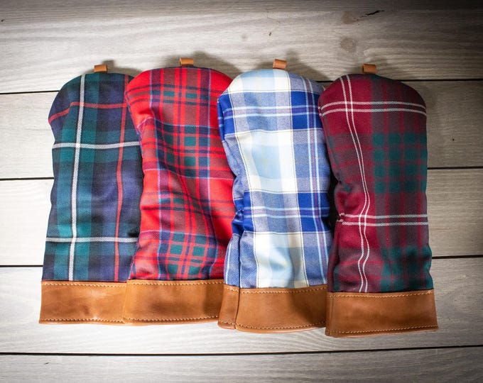 Tartan Driver Covers, Modern Golf Driver Cover, Scottish Woolen Tartan ...